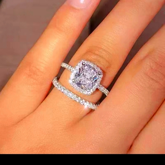 💍💍💍 | Jewelry | 2 Piece White Zircon Set | Poshmark